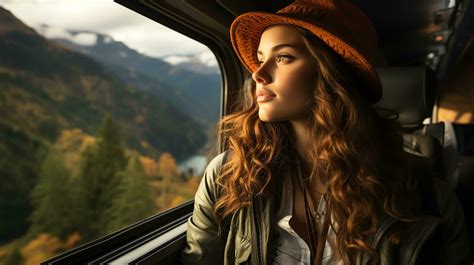 Ai Generated Travel Blogger And Adventurer Who Inspires Adventurers To Go Outside The Train