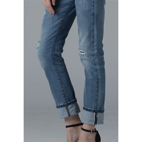 Mc Jeans กางเกงยีนส์ แม็ค แท้ ผู้หญิง กางเกงขายาว ทรงขาตรง สียีนส์ ทรงสวย คลาสสิค Mai7225 Mc