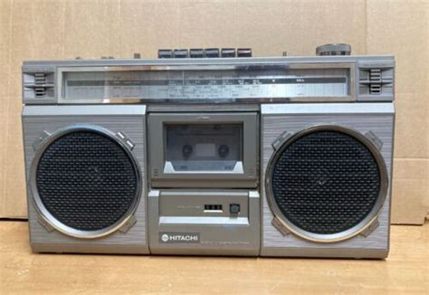 Hitachi Trk 7100e Stereo Cassette Recorder Boombox Ghetto Blaster Ebay