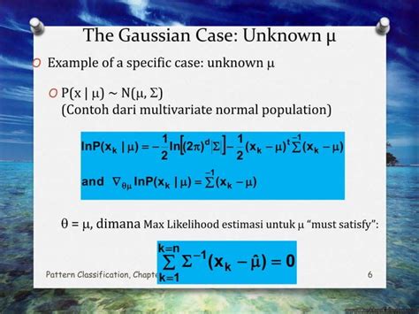 Chapter 3 Maximum Likelihood And Bayesian Estimation Fix Pptx
