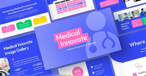 Медицинские инновации Медицинский шаблон Powerpoint Шаблоны