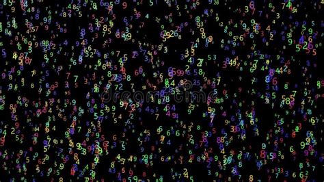 Generating Numbers The Process Of Generation By Neural Networks Stock