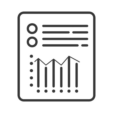 Document With Line Graph And Checkboxes Premium Ai Generated Vector
