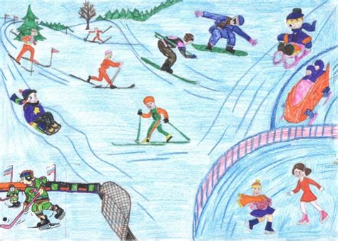 200 рисунков на тему спорта