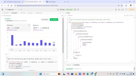 Gowtham K On Linkedin 200dayschallenge Leetcode Problemsolving Cprogramming Codingchallenge