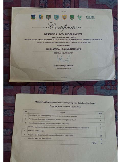 Sertifikat Program Step Pdf