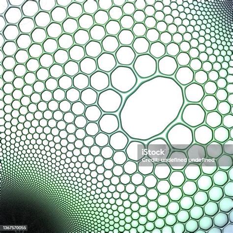 흰색 배경에 파란색 육각 형 격자 3d 프랙탈 패턴 입체 이미지에 대한 스톡 사진 및 기타 이미지 입체 이미지 흰색 3차원 형태 Istock