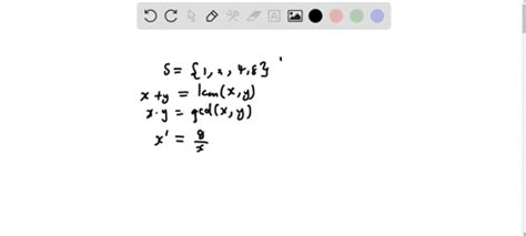 SOLVED Let B Be A 16 Element Boolean Algebra And Let S Be An 8 Numerade
