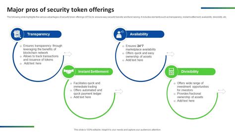 Major Pros Of Security Token Offerings Ultimate Guide Smart Bct Ss V