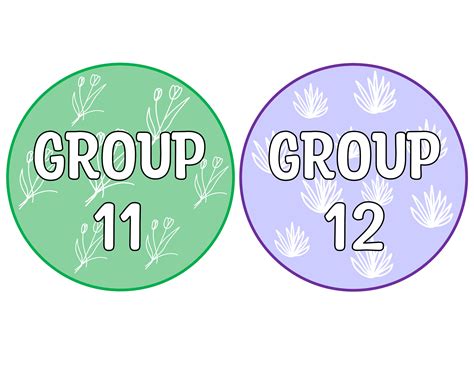 Classroom Table Numbers Printable Table Numbers Round Etsy Canada