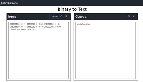 Binary To Text Decoder Converter Translator Online Tool