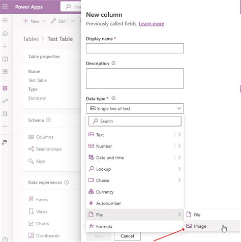 Power Apps Guide Dataverse Add Image Column Missing When Creating