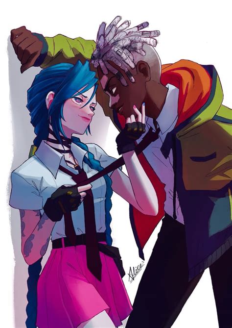 💜¡𝖎𝖒𝖆𝖌𝖊𝖓𝖊𝖘 𝕿𝖎𝖒𝖊𝕭𝖔𝖒𝖇💛 Ekko And Jinx Lol League Of Legends League Of
