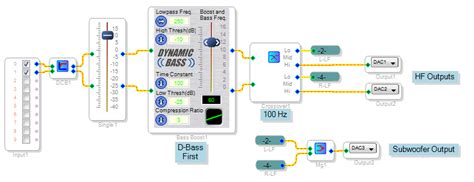 Dynamic Bass Boost Circuit Schematic