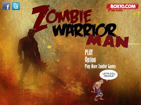 Zombie Warrior Man Game