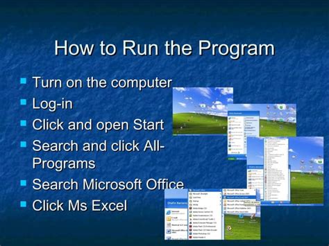 Microsoft Excel 2007 Tutorial Ppt