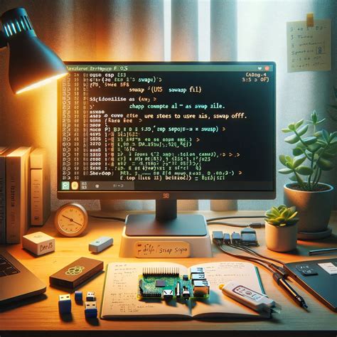 how to disable swap on raspberry pi os and use a usb drive instead pi