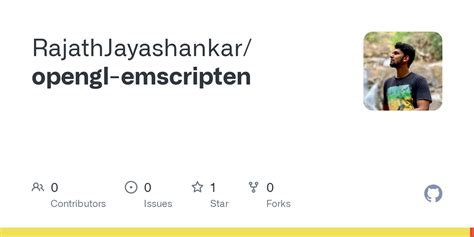 Github Rajathjayashankaropengl Emscripten