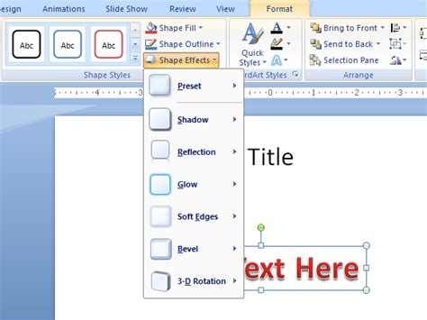 Apply An Outline To Wordart Text Wordart « Wordart Picture Clip Art Shape « Microsoft Office