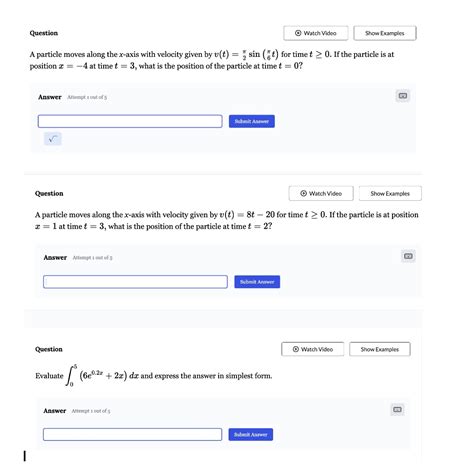 Solved Not Sure How To Solve These Problems A Particle Chegg
