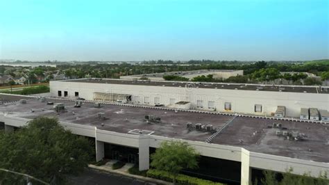 Aerial Drone Orbit South Bay Correctional Facility Florida Usa Stock