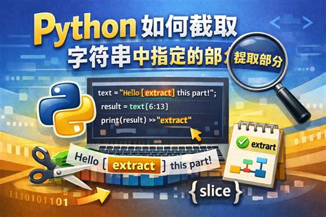Python如何截取字符串中指定的部分 Python如何截取字符串中指定的部分