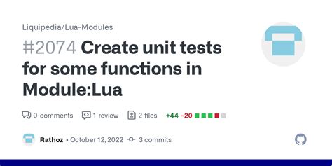 Create Unit Tests For Some Functions In Modulelua By Rathoz · Pull