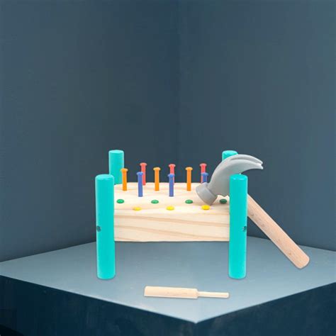 Wooden Pound A Peg Logical Thinking Educational Pr Grandado