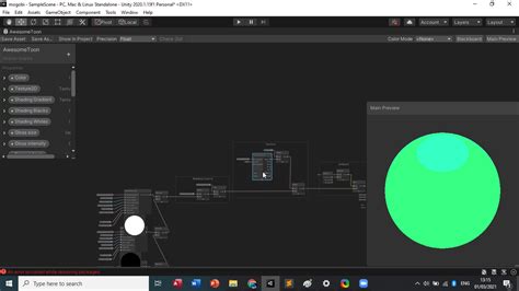shader graph work fine but the material is still pink unity engine unity discussions