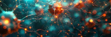 A Stylized Digital Illustration Of A Neural Network With Nodes And Connections Showcasing The