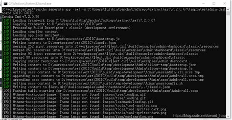 Extjs 使用sencha Cmd创建模板工程extjs 7 Cmd Csdn博客