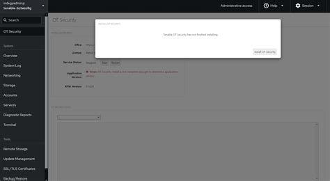 Install Ot Security On Tenable Core Ot Security 3 18
