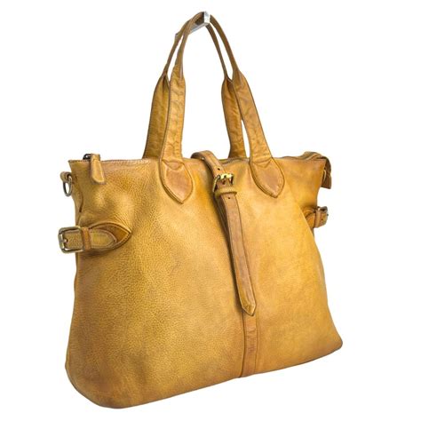 Francy Deluxe Leather Multiway Bag Mustard The Leather Mob