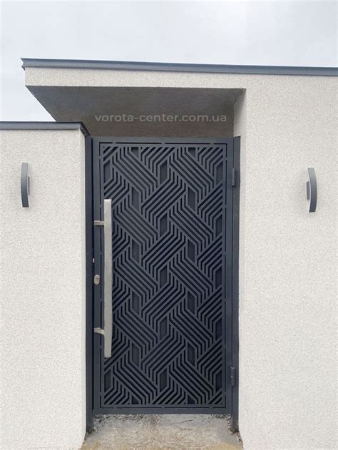 Стильна хвіртка в 2025 г Металлические калитки Современный забор Металлические ворота