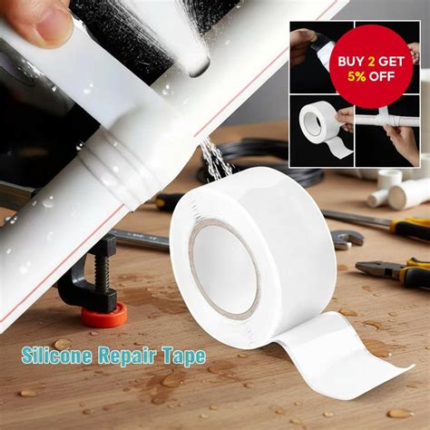 Waterproof Silicone Self Fusing Tape For Pipe Hose Bonding And Leak