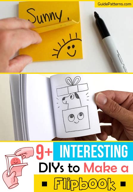 9 Interesting DIYs To Make A Flipbook Guide Patterns