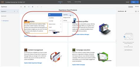 how do i use the visual experience composer vec options adobe target