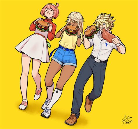 Elphelt Ramlethal And Sin By Roviahc R Guiltygear