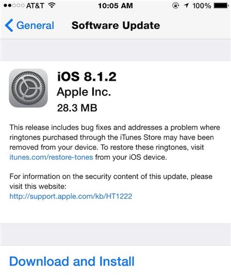 ios 8 1 2 fix for cannot get past terms and conditions screen while