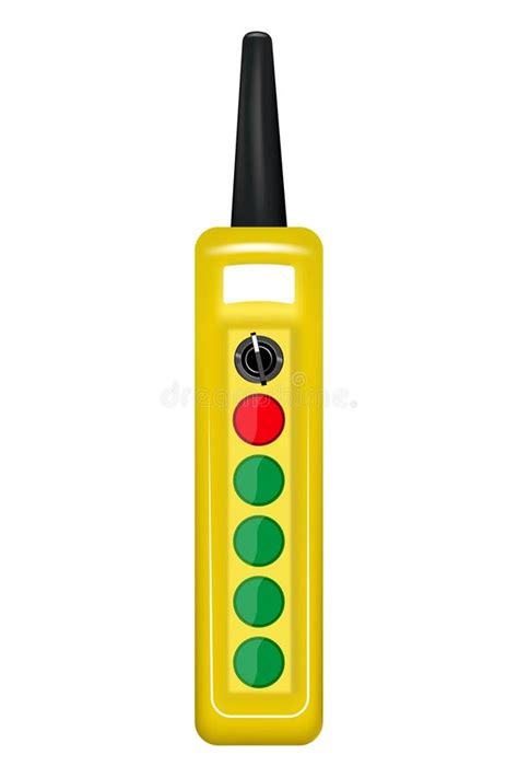 Control Panel Production Control Panel Stock Vector Illustration Of