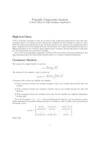 Principal Component Analysis Machine Learning CS 7641 Docsity