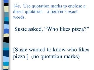 P EOL Rules For Quotation Marks PPT