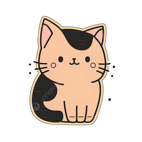 만화 일러스트 키티 고양이 귀여운 스티커 새끼 만화 일러스트 스티커 일러스트 귀여운 일러스트 Png 일러스트 및 Psd 이미지 무료 다운로드 Pngtree