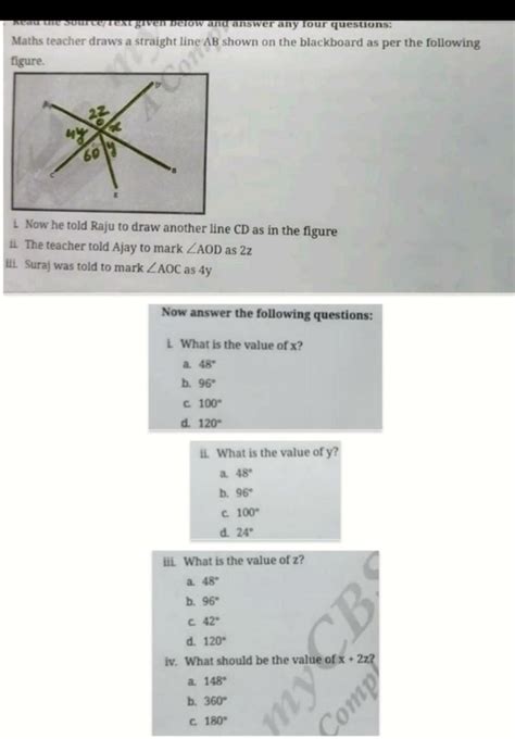 Read The Sourcetext Given Below And Answer Any Four Questions Maths