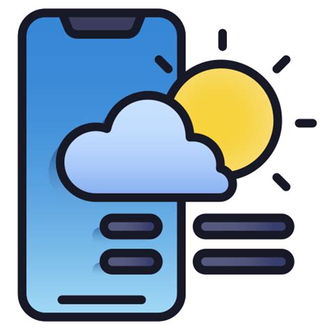 Weather App Generic Outline Color Icon