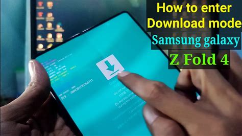 How To Enter Download Mode Samsung Galaxy Z Fold 4 Youtube