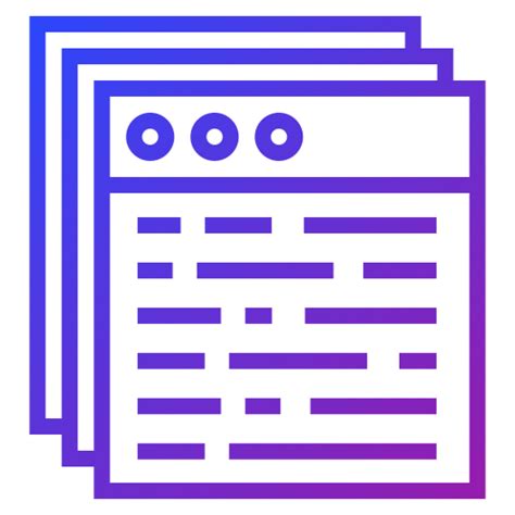 Source Code Generic Gradient Icon