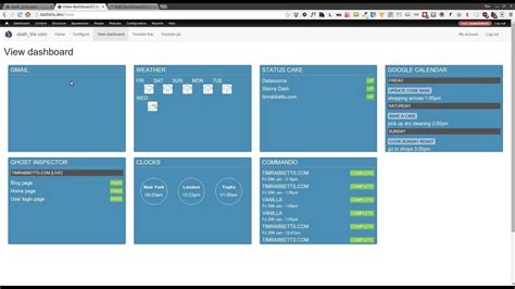 Prototype Dashboard Build With Drupal Youtube