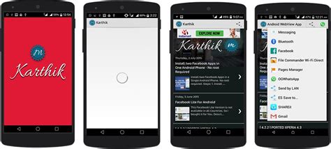 Professional Android Webview Application With Splash Screen And Share