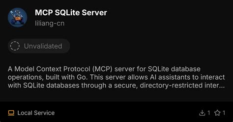 Mcp Sqlite Server Mcp Servers · Lobehub